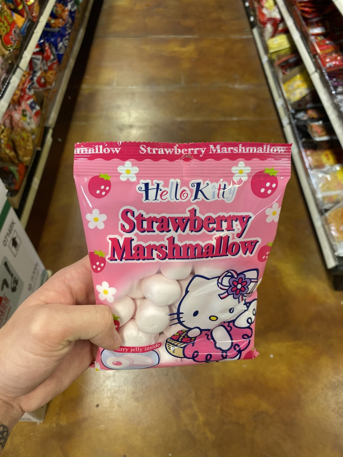 Hello Kitty Marshmellow - Strawberry, 3.1oz — Eastside Asian Market