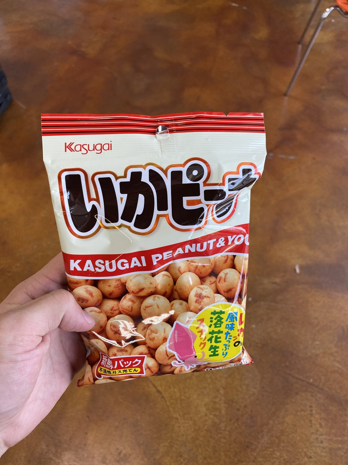 Kasugai Squid Peanut Snack - Ika Peana, 2.39oz — Eastside Asian Market