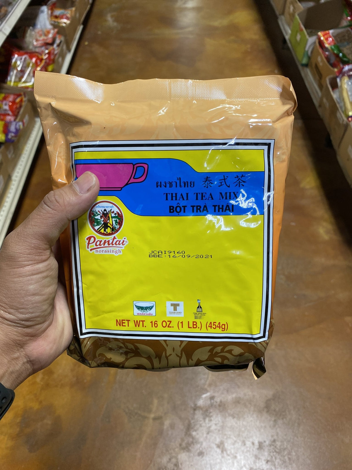 Pantai Thai Tea Powder, 16oz — Eastside Asian Market