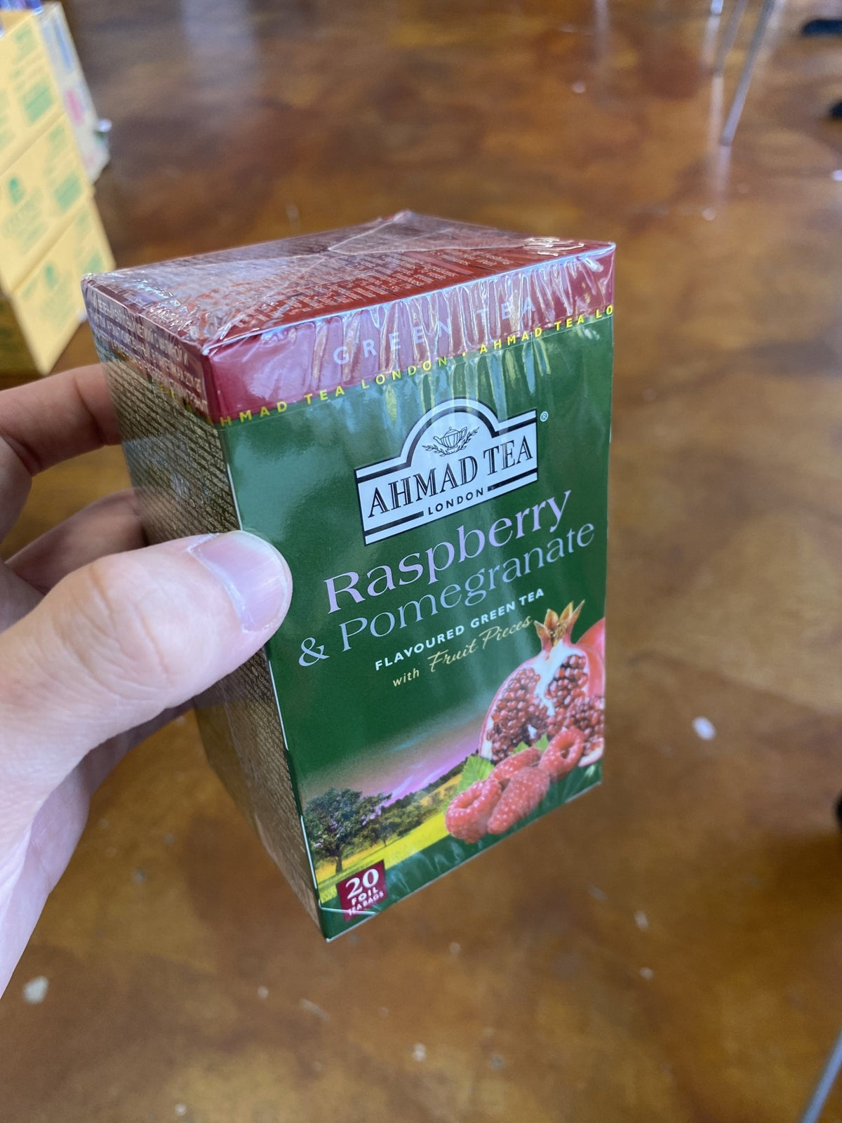 Raspberry and Pomegranate Green tea, 20 tea bags — Eastside Asian Market