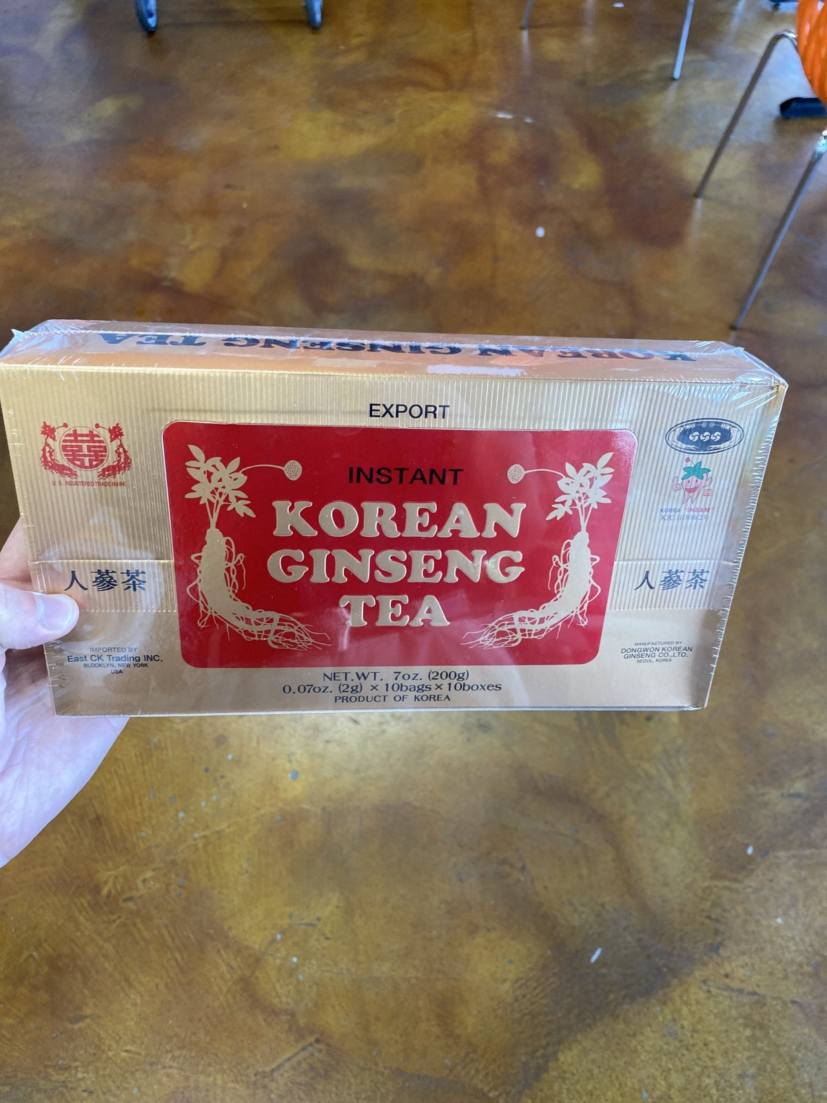 Sincere Korean Ginseng Tea, 7oz — Eastside Asian Market