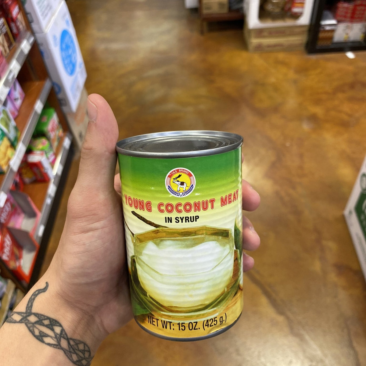 TAS Young Coconut Meat in Syrup, 15oz — Eastside Asian Market