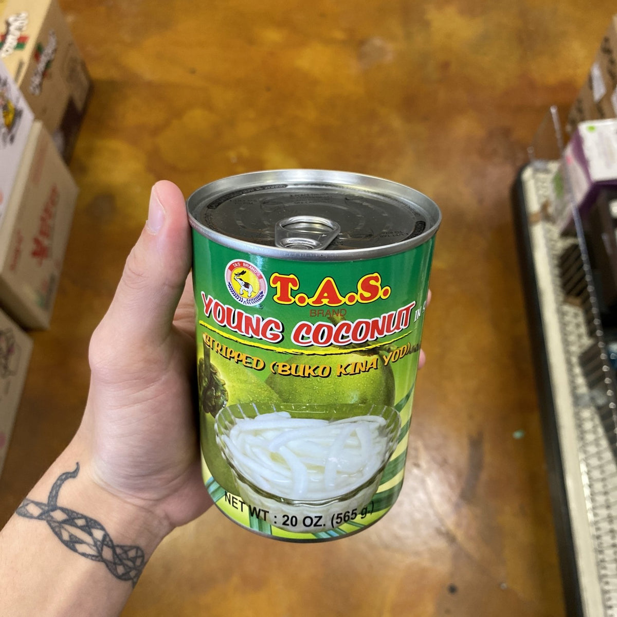 TAS Young Coconut Meat - Strip, 20oz — Eastside Asian Market