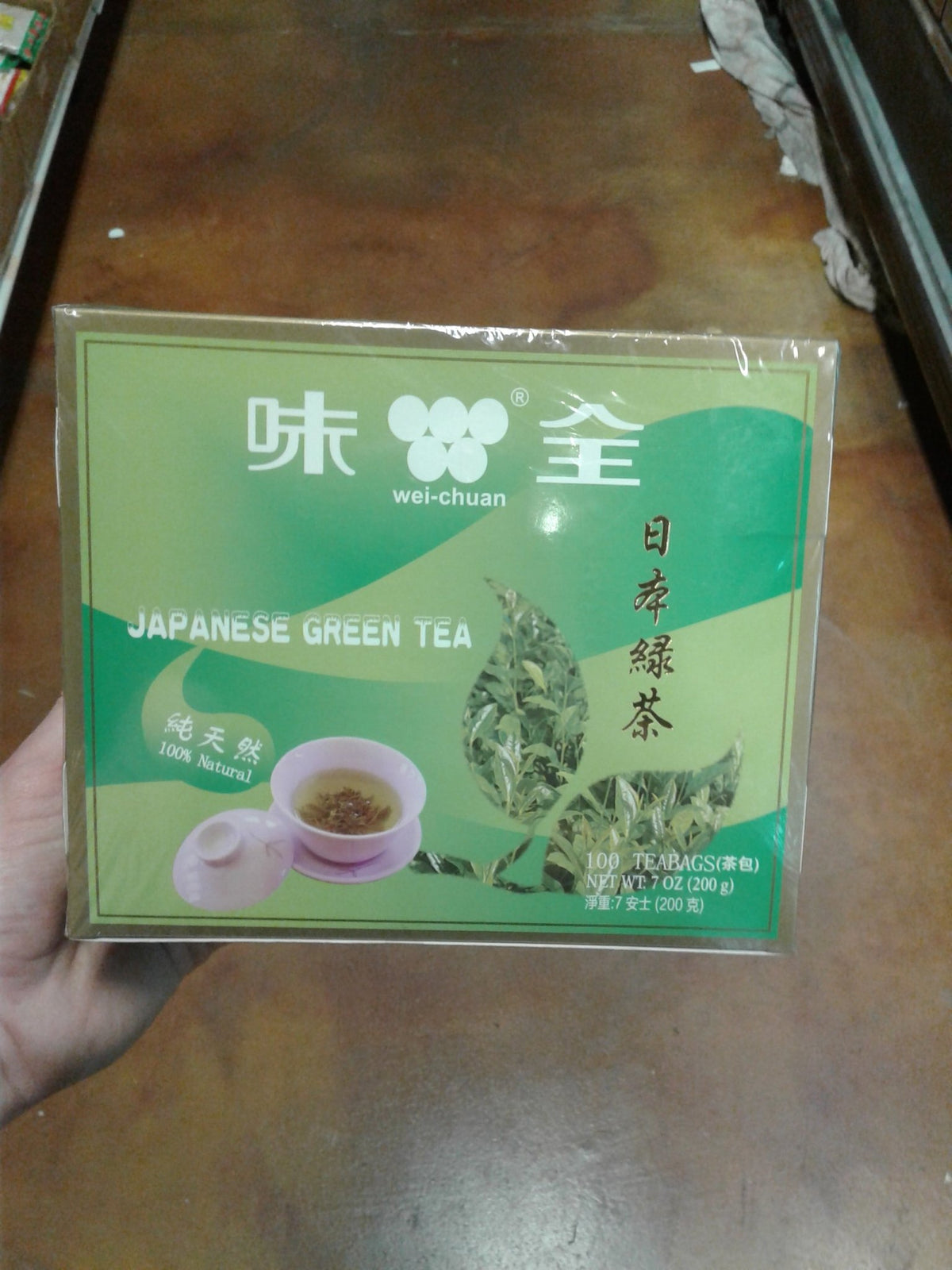Wei Chuan Japanese Green Tea Bag, 7ozx100bags — Eastside Asian Market